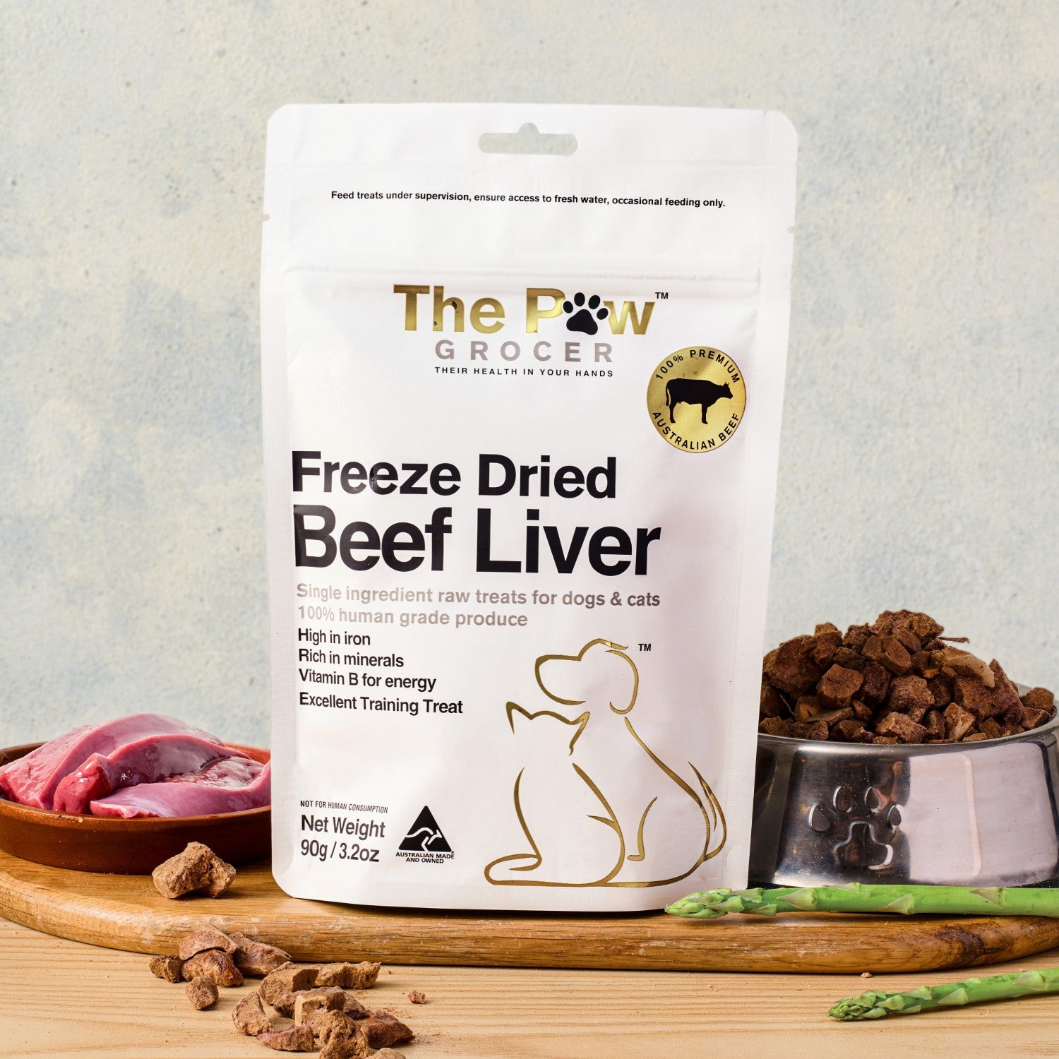 Beef Liver - 90 grams – thepawgrocer