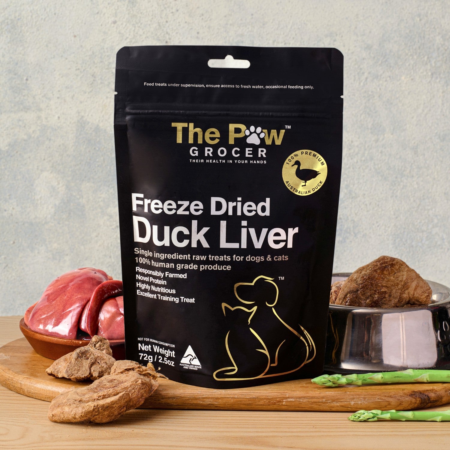 Premium Responsibly Farmed Duck Liver - 72 grams – thepawgrocer