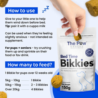 Peanut Butter Bed Time Bikkies - 150 grams – thepawgrocer
